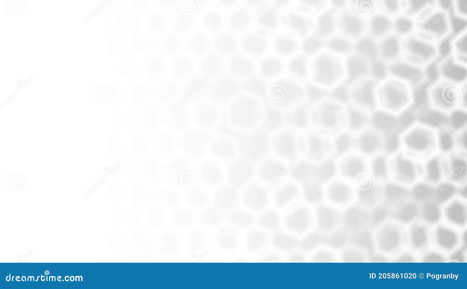Abstract White Background. Blur Hexagon Pattern. Black and White ...