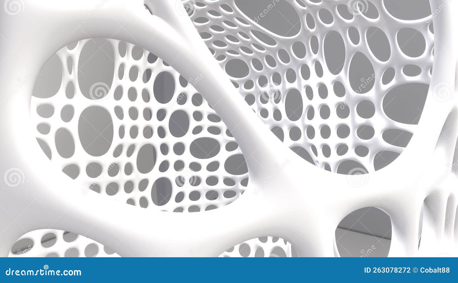 Abstract White Background, Circular Mesh Abstract Shapes Stock ...