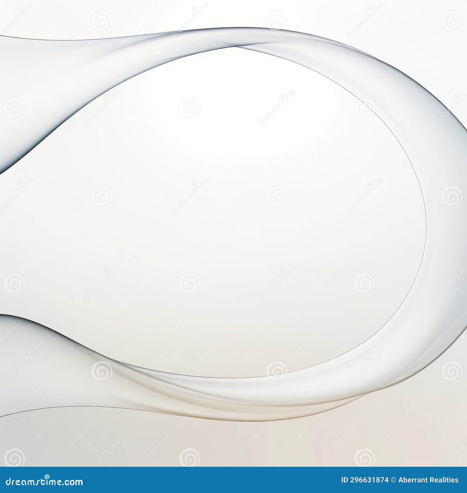 An Abstract White Background with a Circular Shape Stock Illustration ...