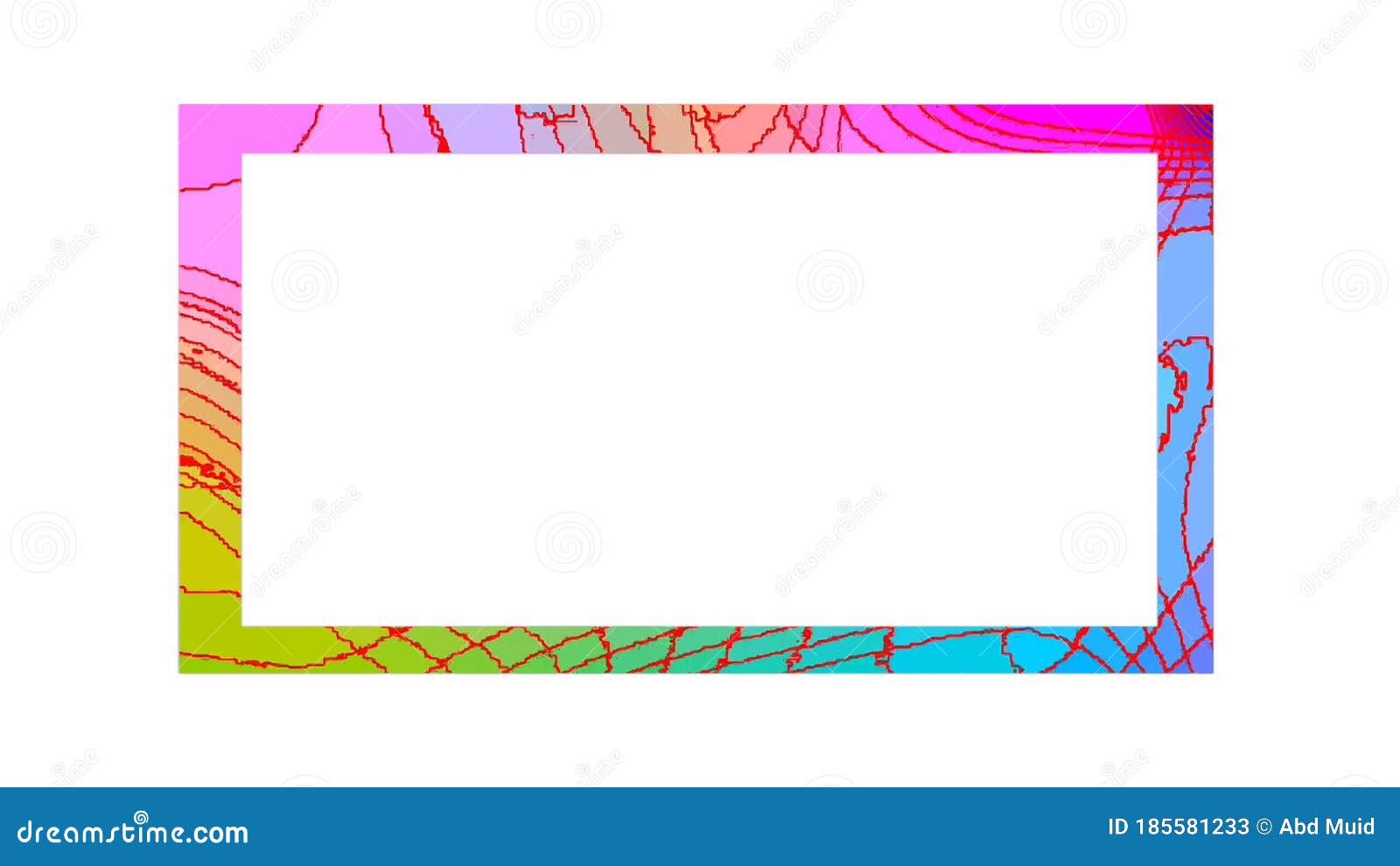 Abstract White Background, Colorful Rectangular Frames are Very ...