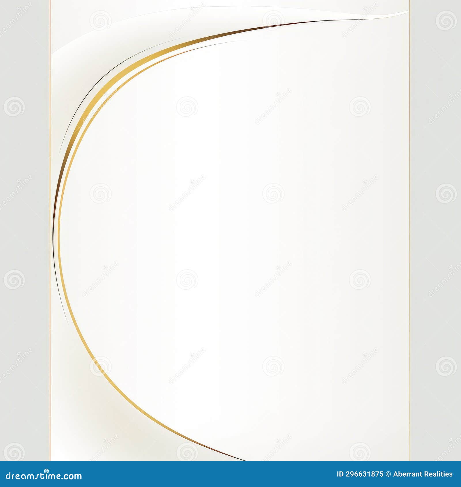 An Abstract White Background with a Curved Line Stock Illustration ...