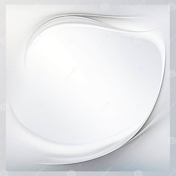 Abstract White Background with Curved Lines Stock Illustration ...