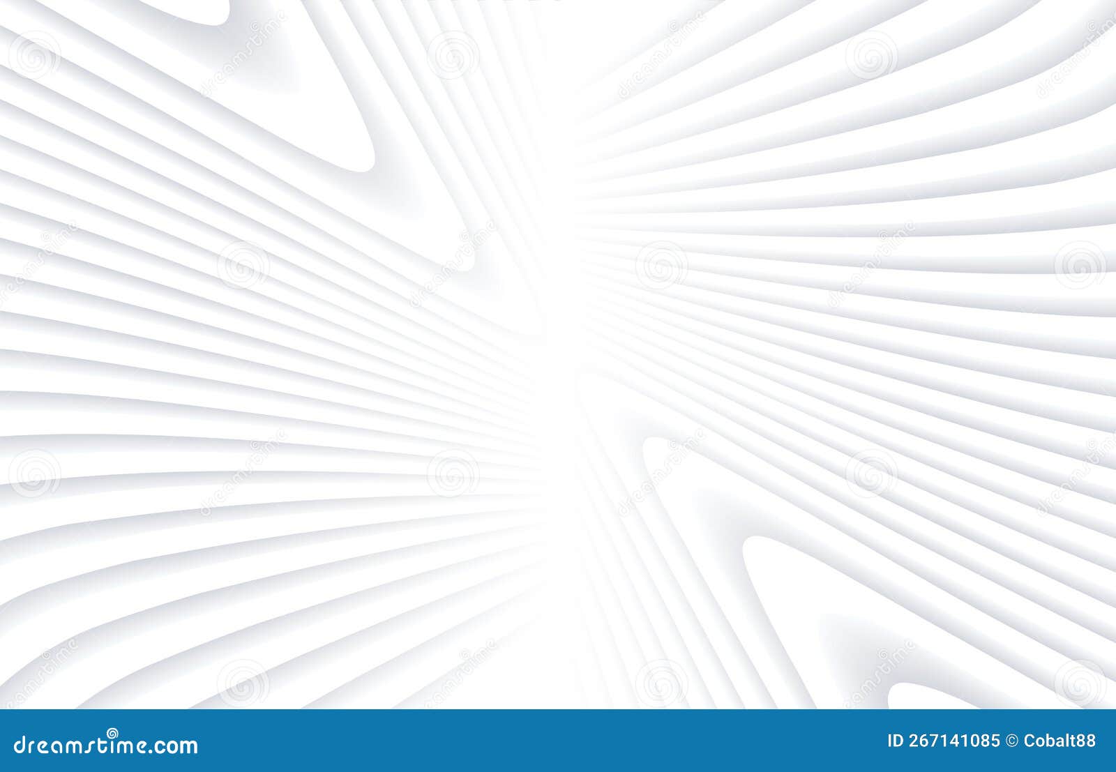 Abstract White Background with 3d Lines Pattern, Minimal White Gray ...