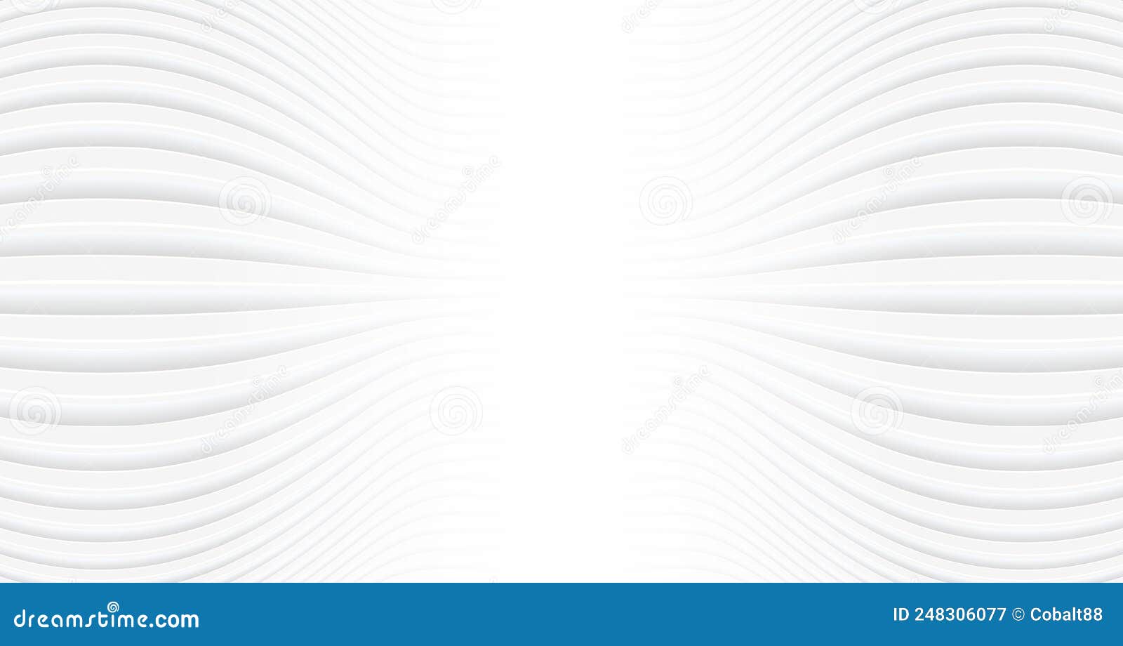 Abstract White Background with 3D Lines Pattern, Symmetrical Minimal ...