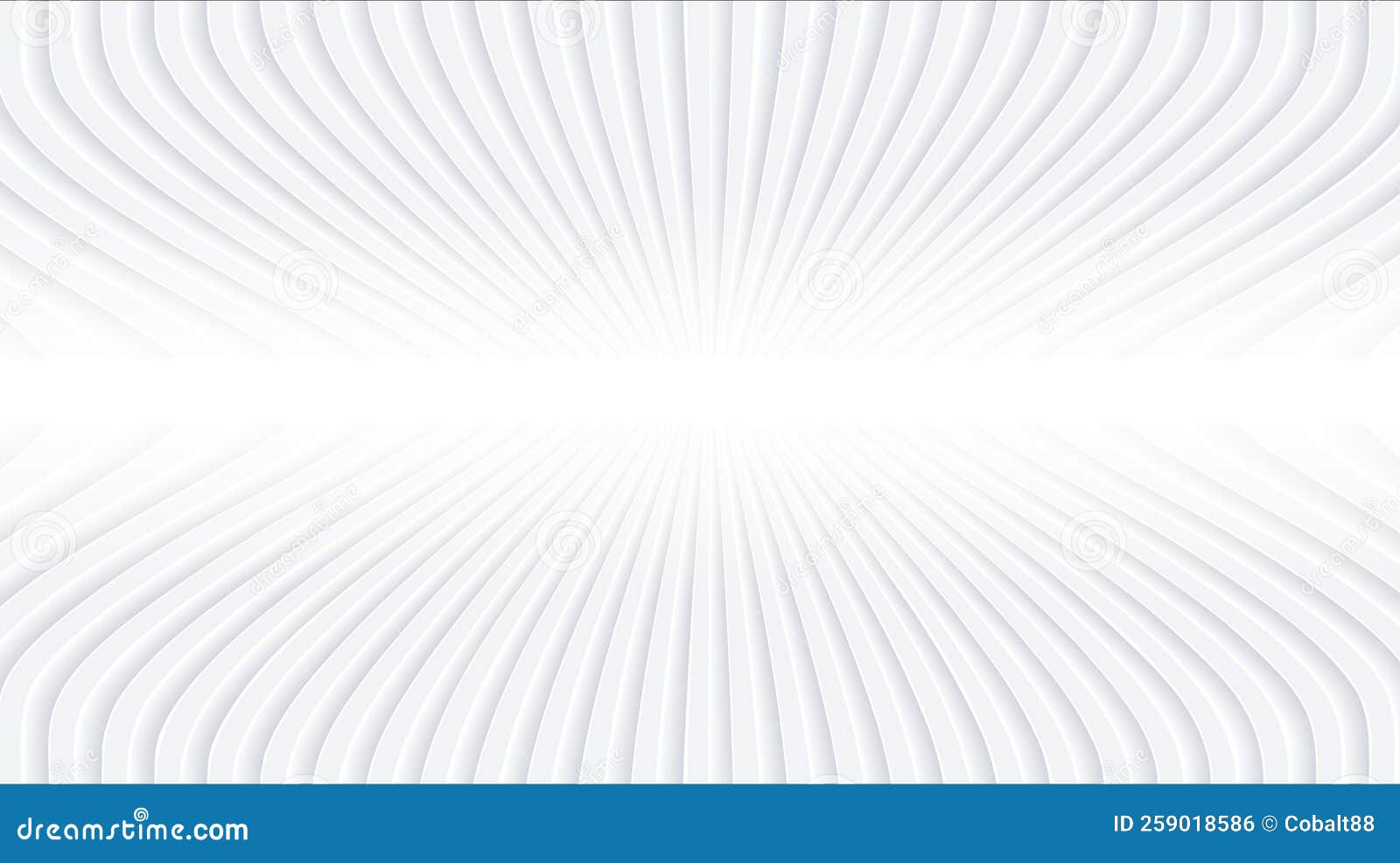 Abstract White Background with 3D Lines Pattern, Symmetrical Minimal ...