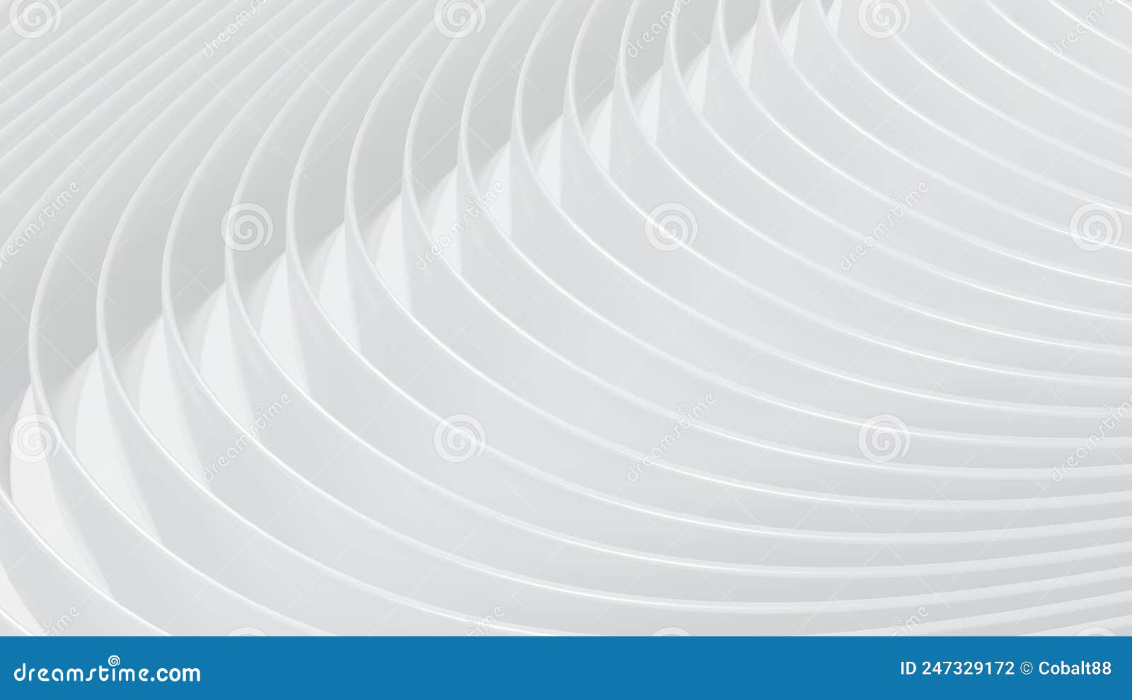 Abstract White Background with 3D Striped Pattern Stock Illustration ...