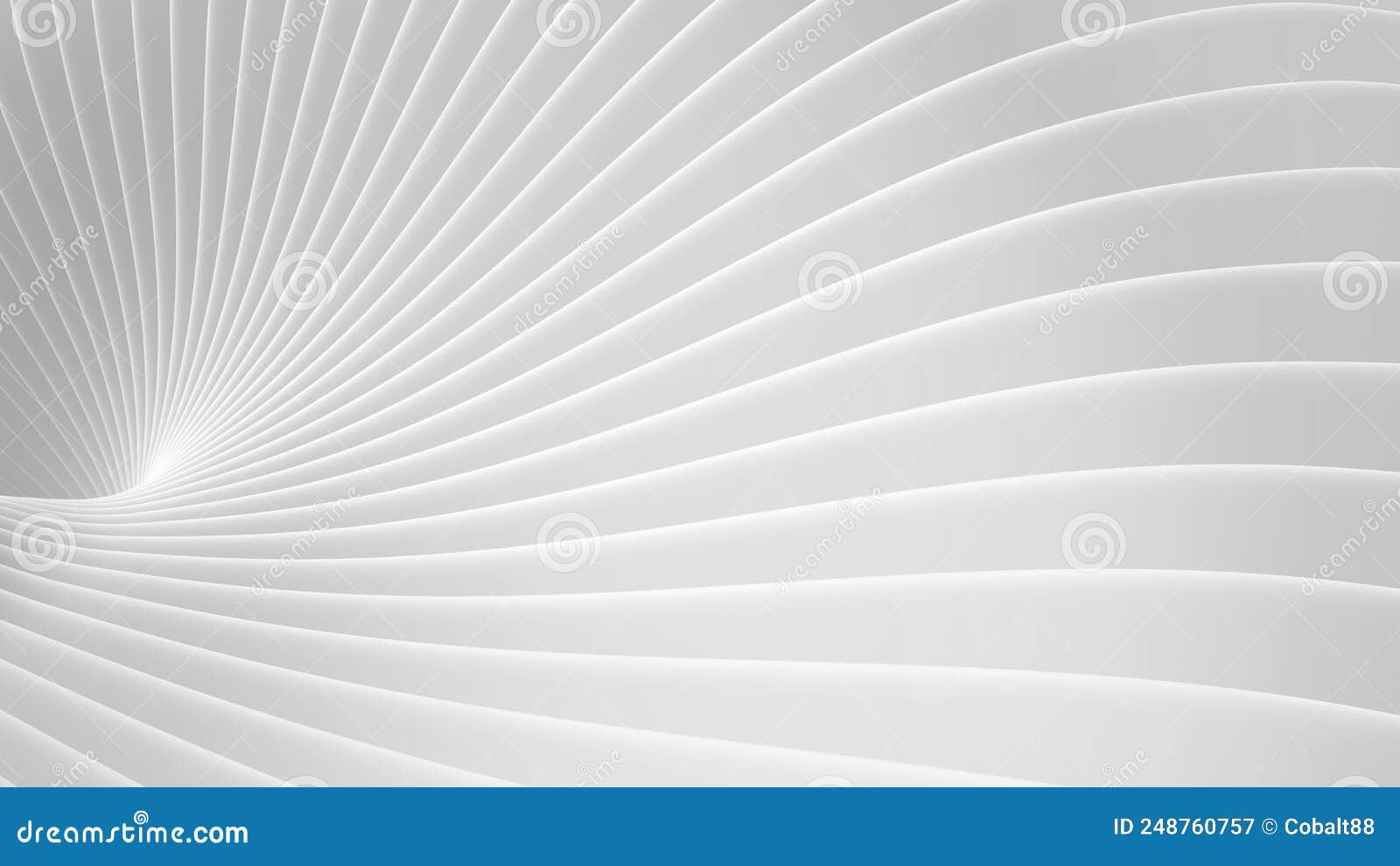 Abstract White Background with 3D Striped Pattern Stock Illustration ...