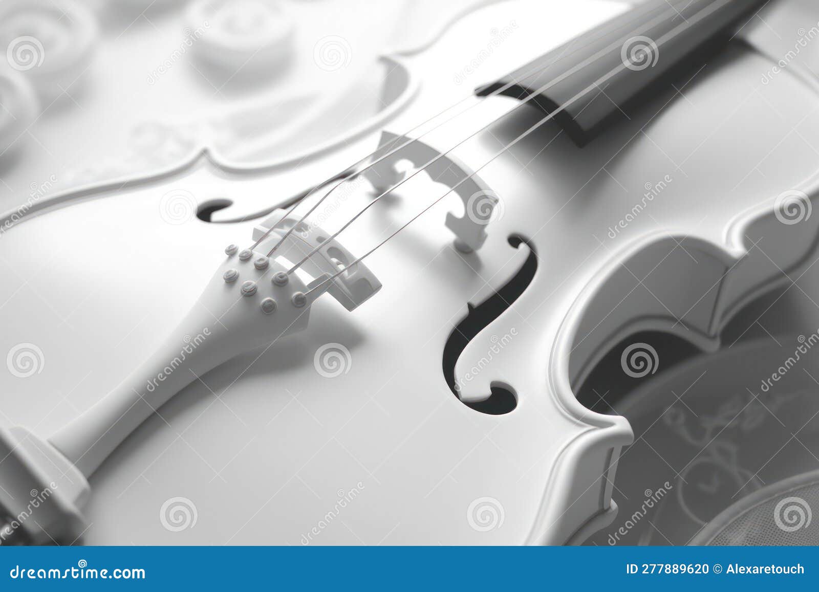 Abstract White Background with Elements of Musical Instruments and ...
