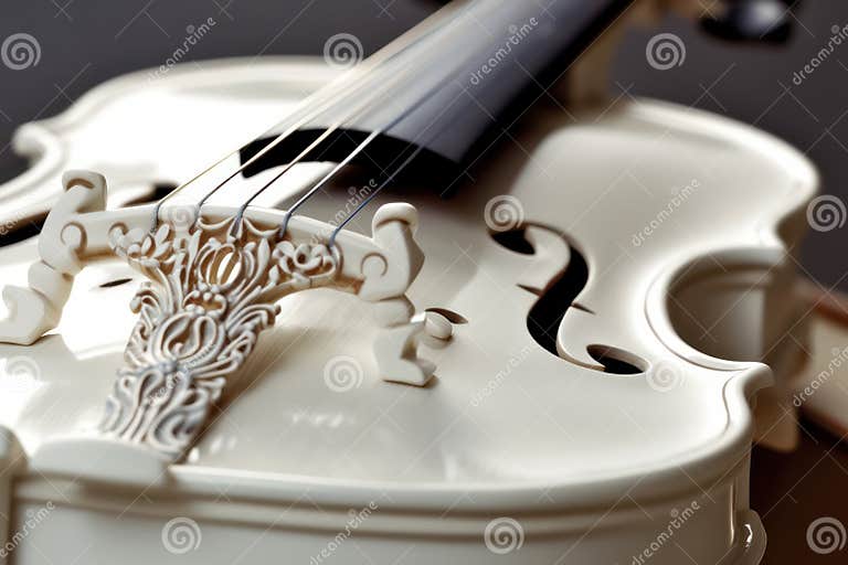 Abstract White Background with Elements of Musical Instruments and ...