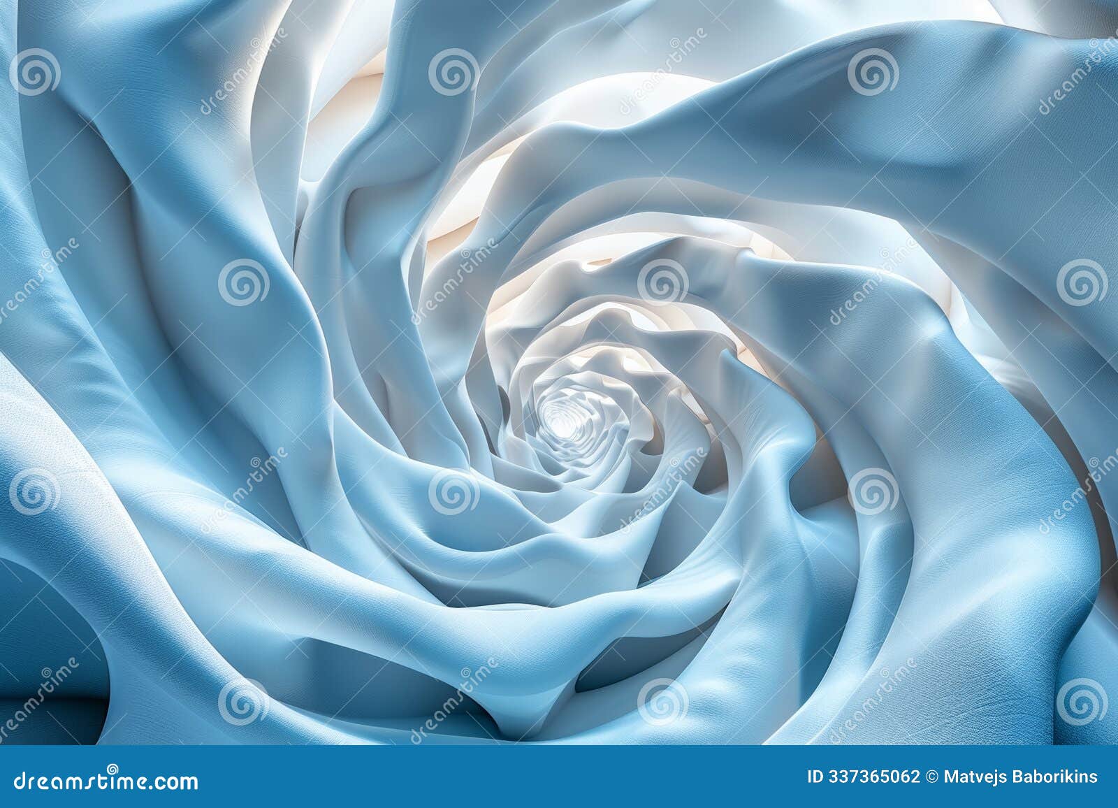 Abstract White Background Featuring Circular Funnel Pattern for Design ...