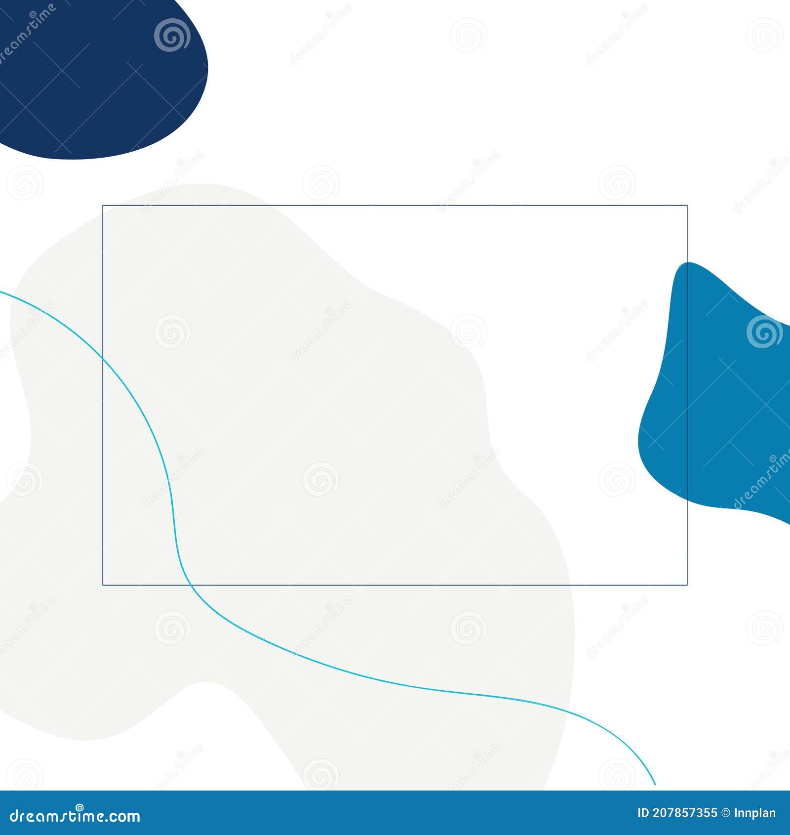 Abstract White Background with Frame for Text Stock Vector ...