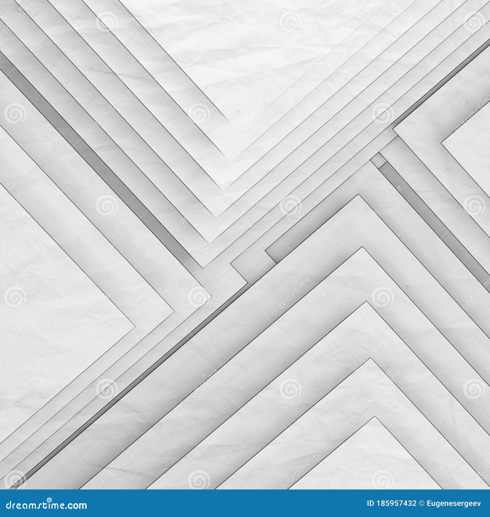 Abstract White Background, Geometric 3d Pattern Stock Illustration ...
