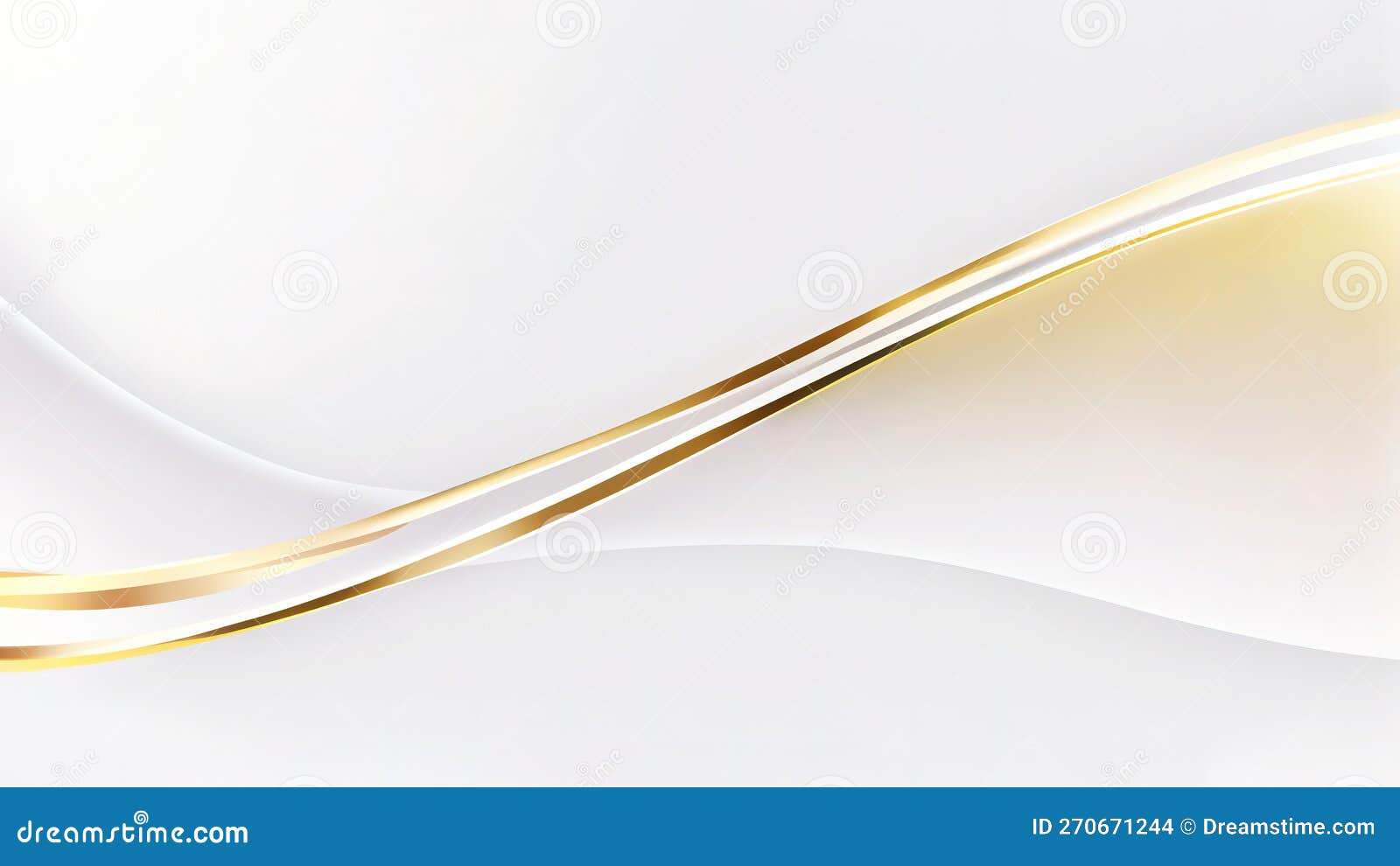 Abstract White Background with Golden Lines. Background Illustration ...