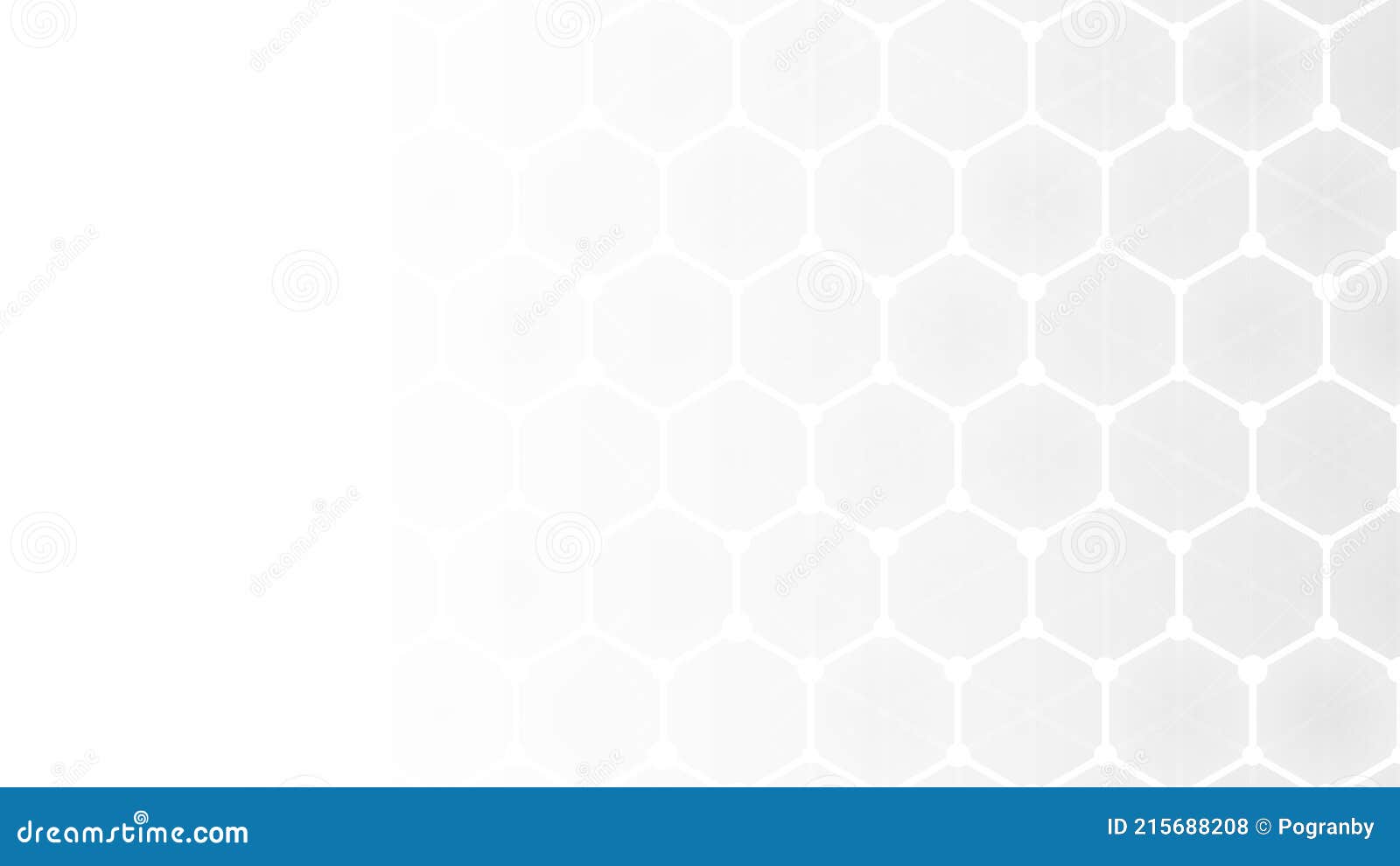 Abstract White Background. Hexagon Technology Pattern. Honeycomb ...