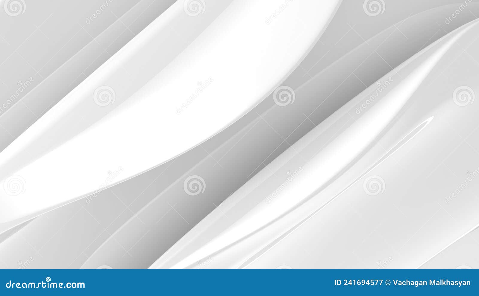 Abstract White Background. Abstract White Leafs. Loop Animation. 3D ...