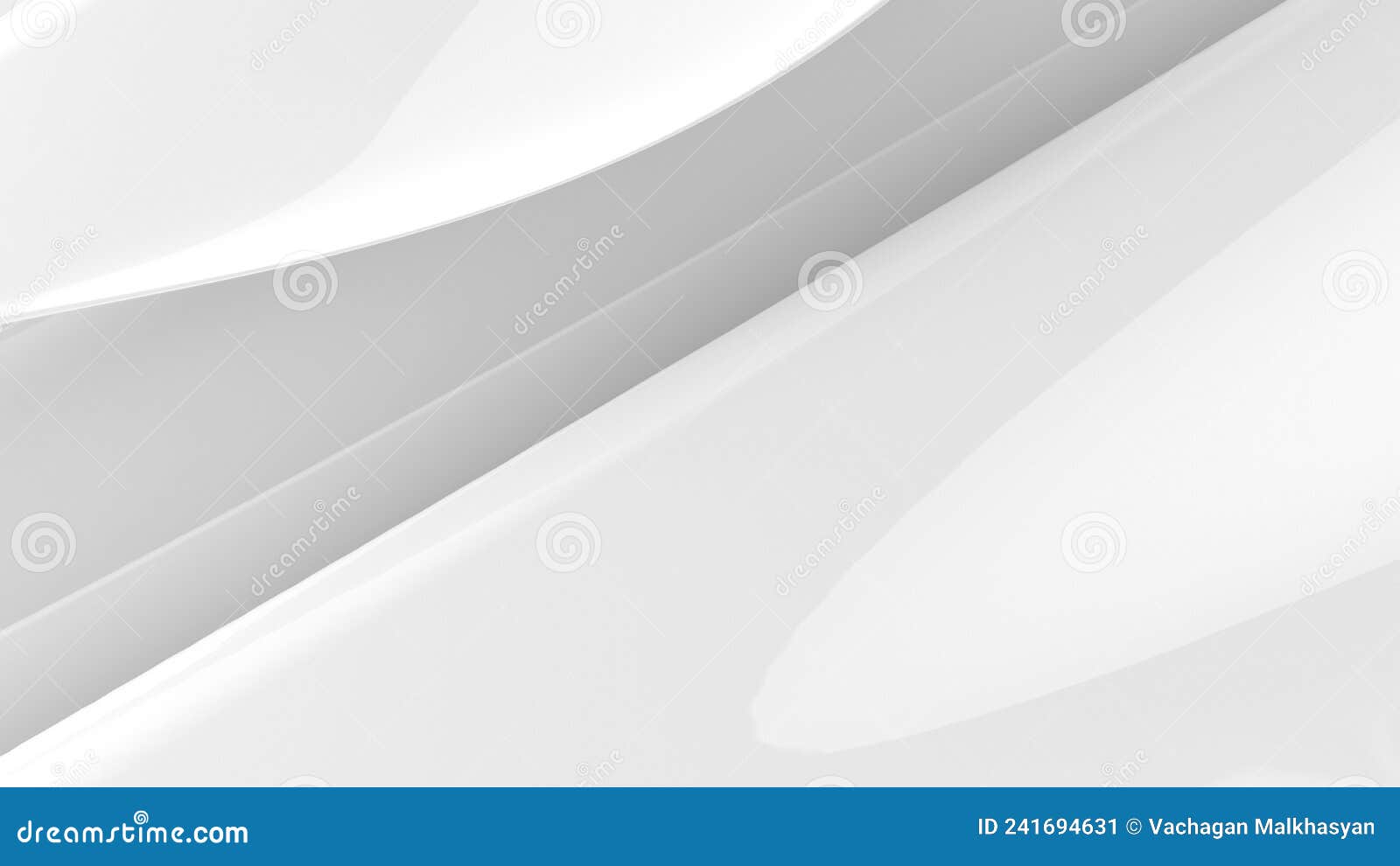Abstract White Background. Abstract White Leafs. Loop Animation. 3D ...