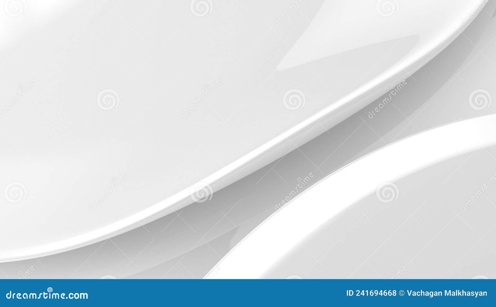 Abstract White Background. Abstract White Leafs. Loop Animation. 3D ...