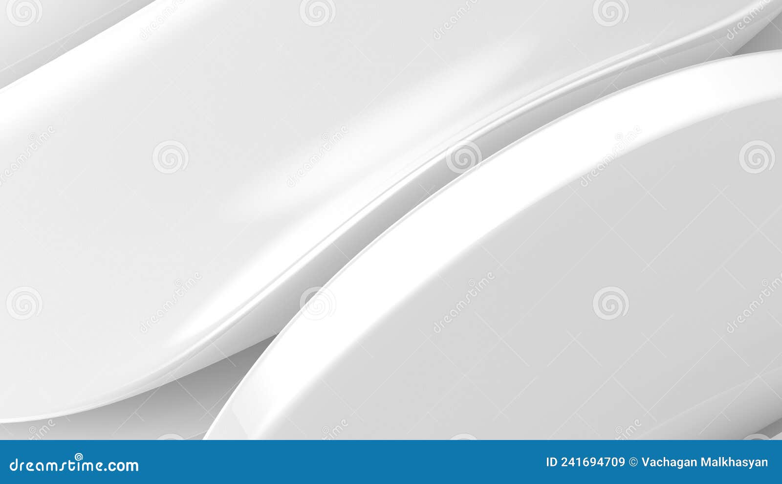 Abstract White Background. Abstract White Leafs. Loop Animation. 3D ...