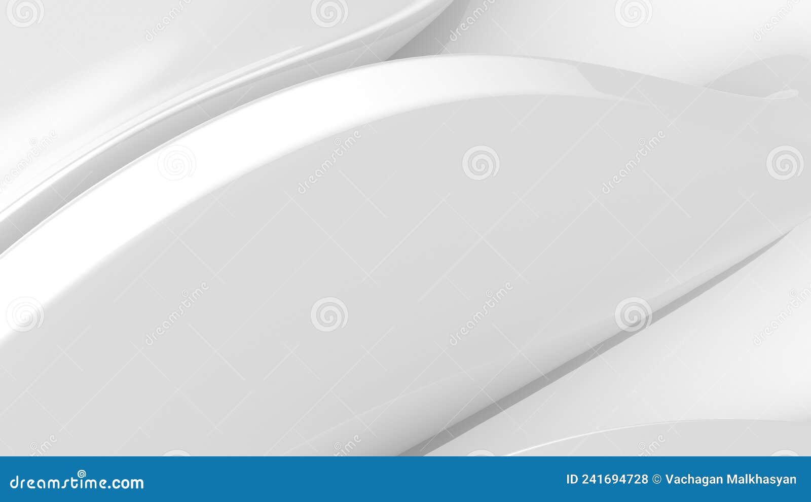 Abstract White Background. Abstract White Leafs. Loop Animation. 3D ...