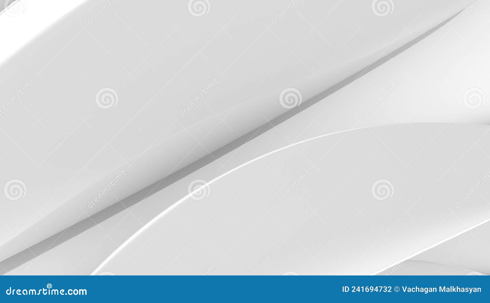 Abstract White Background. Abstract White Leafs. Loop Animation. 3D ...