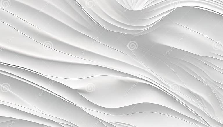 Abstract White Background - Minimalistic White Wave Texture for Your ...
