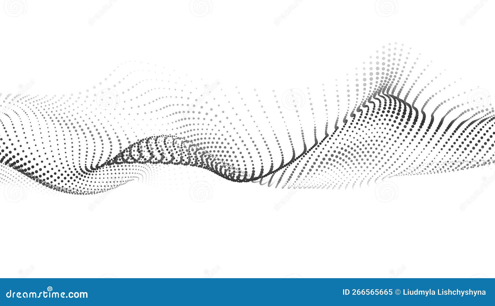 Abstract White Background of Moving Dots. Vector 3d Illustration Stock ...