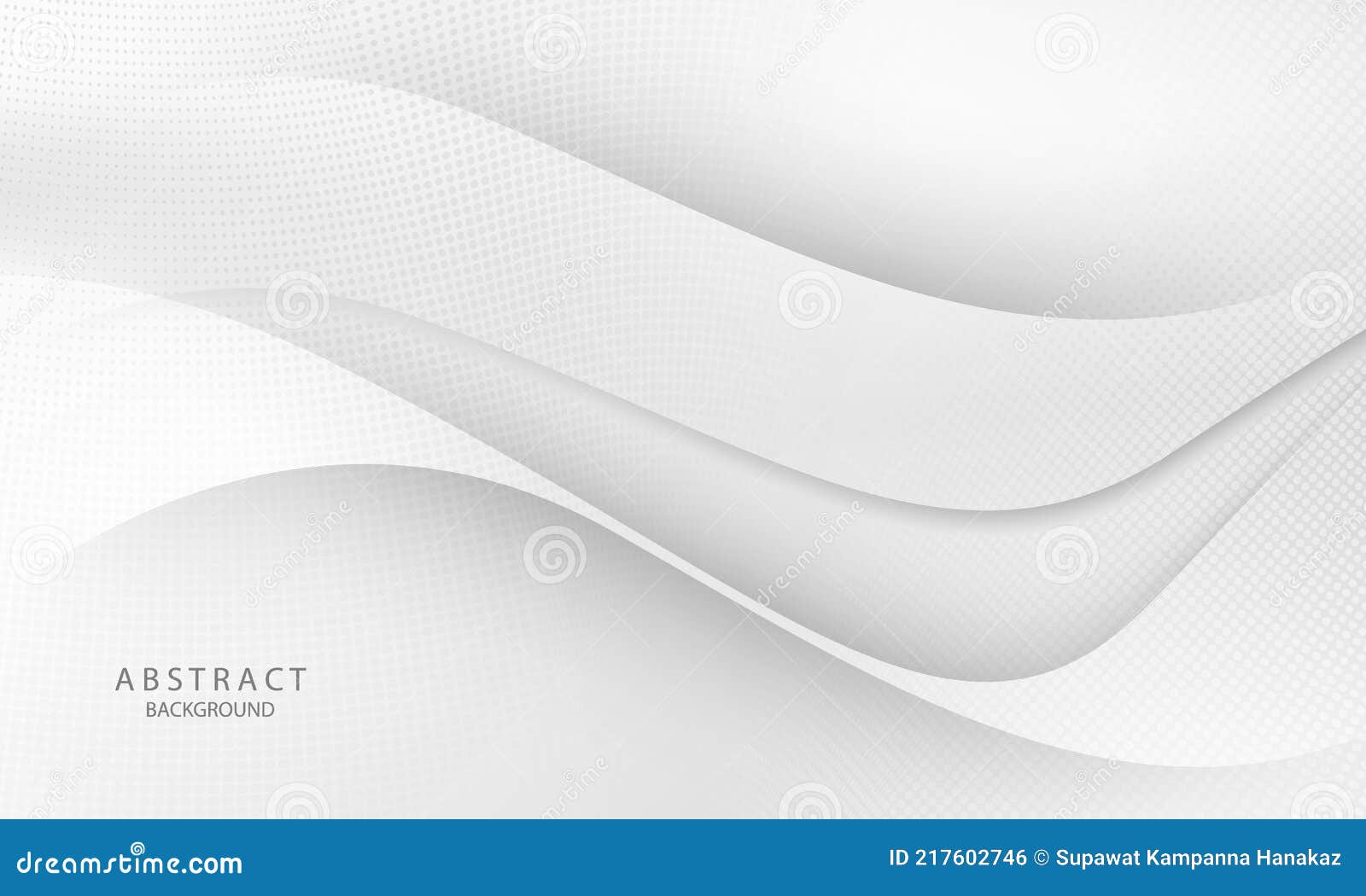 Abstract White Background Poster with Dynamic. Technology Network Stock ...