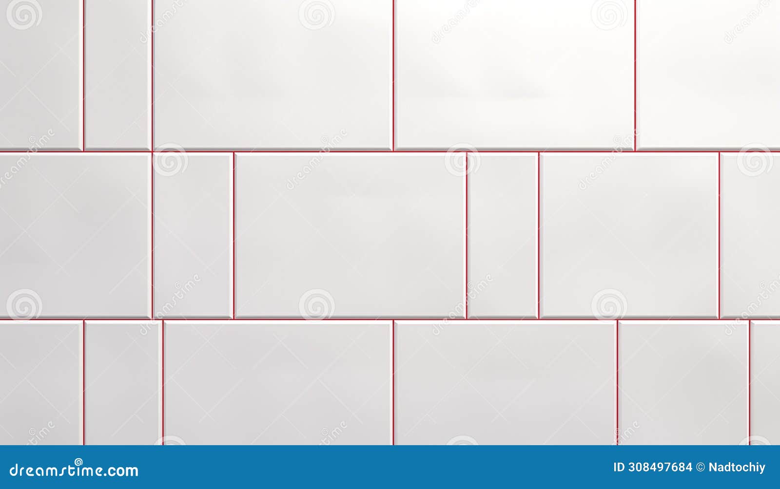 Abstract White Background with Rectangular and Square Patterns. Stock ...