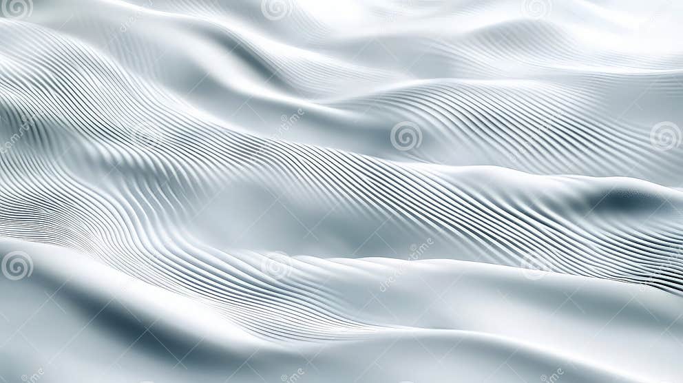 Abstract White Background with a Rippled Pattern Stock Illustration ...