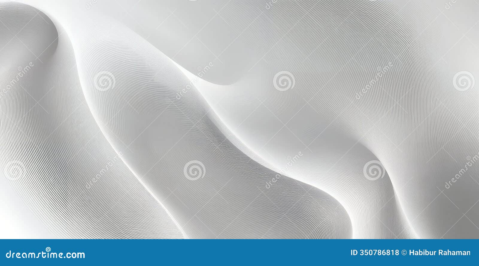 Abstract White Background with a Soft Wavy Texture Stock Illustration ...