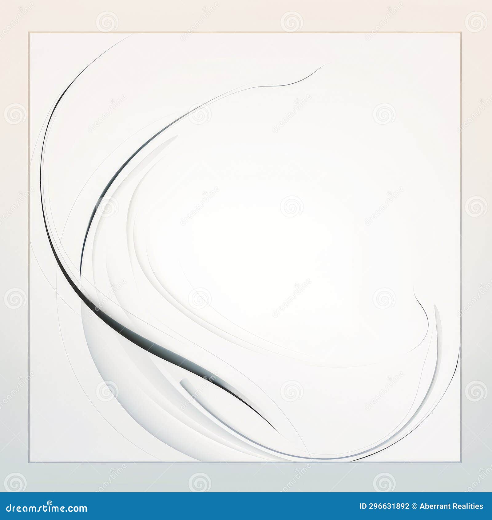 An Abstract White Background with a White Square in the Middle Stock ...