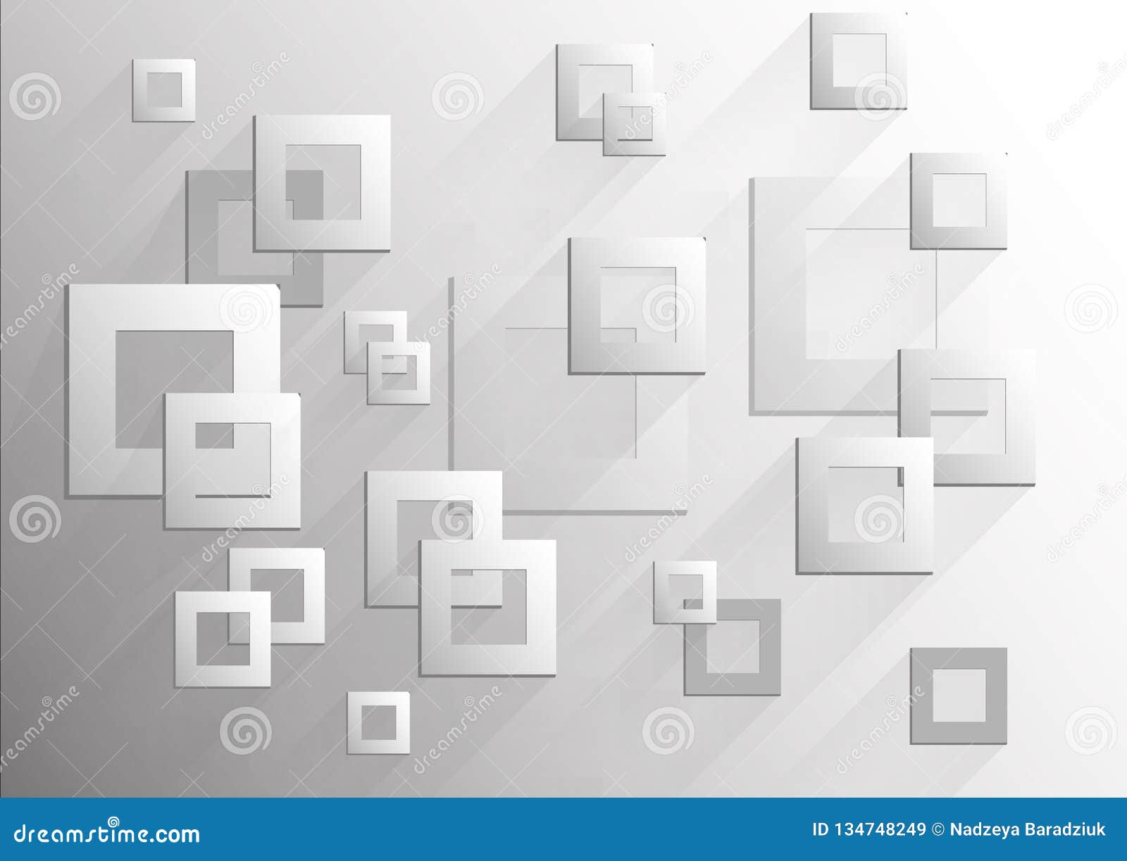 Abstract White Background with Squares Stock Vector - Illustration of ...