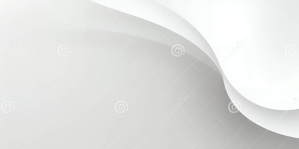 Abstract White Background with a Subtle Curve Stock Illustration ...
