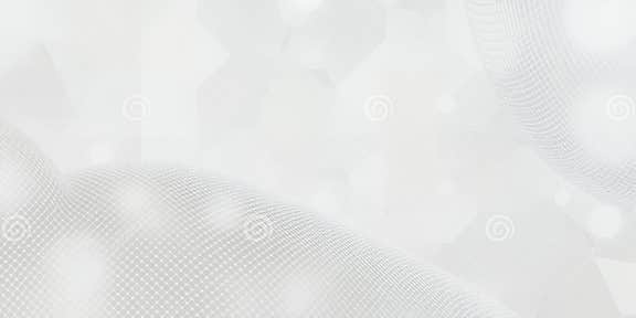 Abstract White Background with a Subtle Grid Pattern Stock Illustration ...