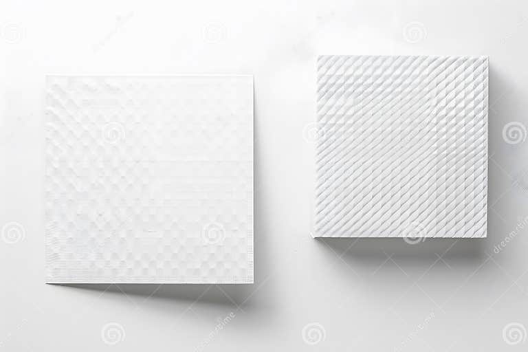 Abstract White Background with Textured Squares Stock Illustration ...