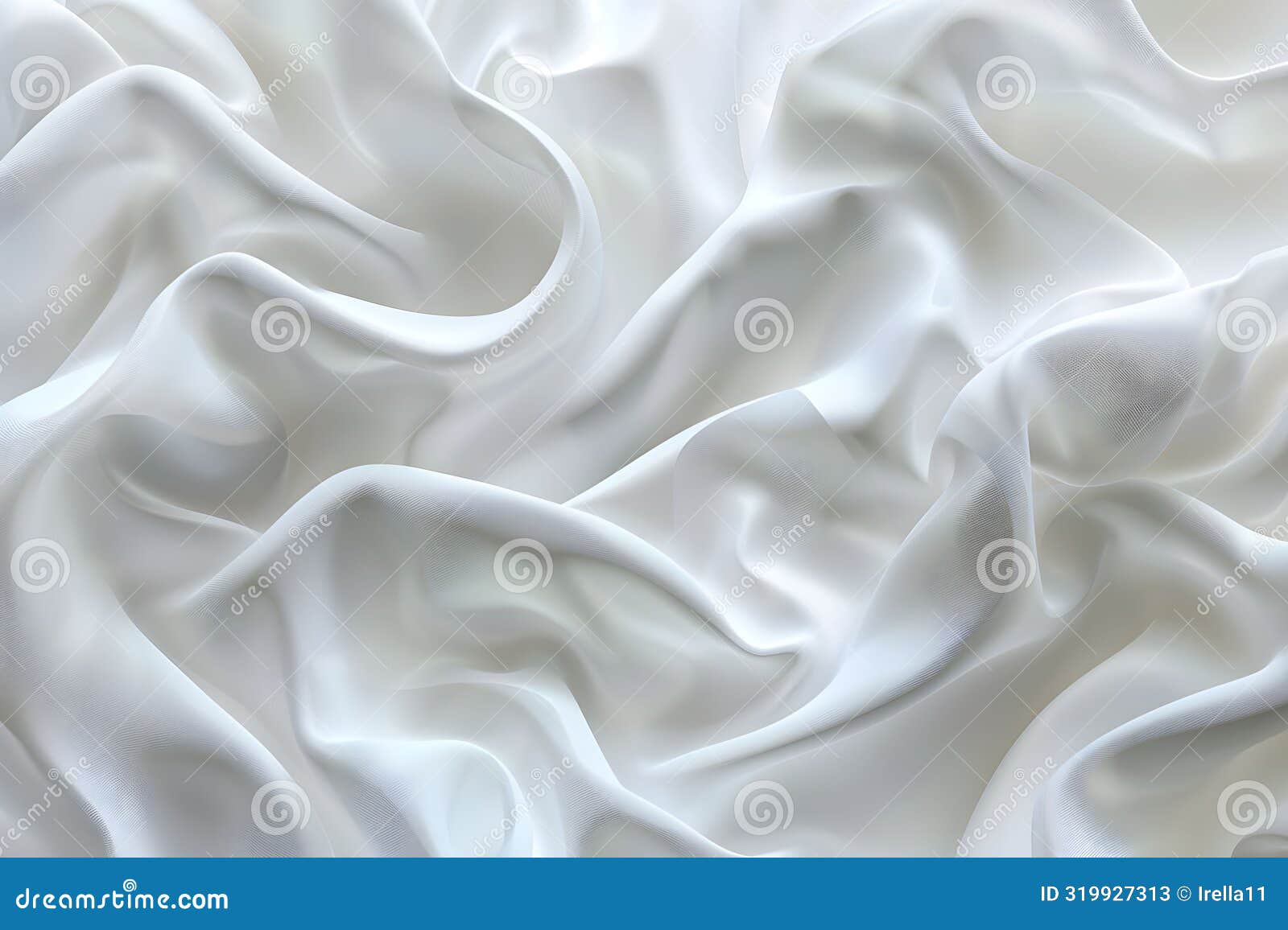Abstract White Background with Three Dimensional Fabric Waves Texture ...