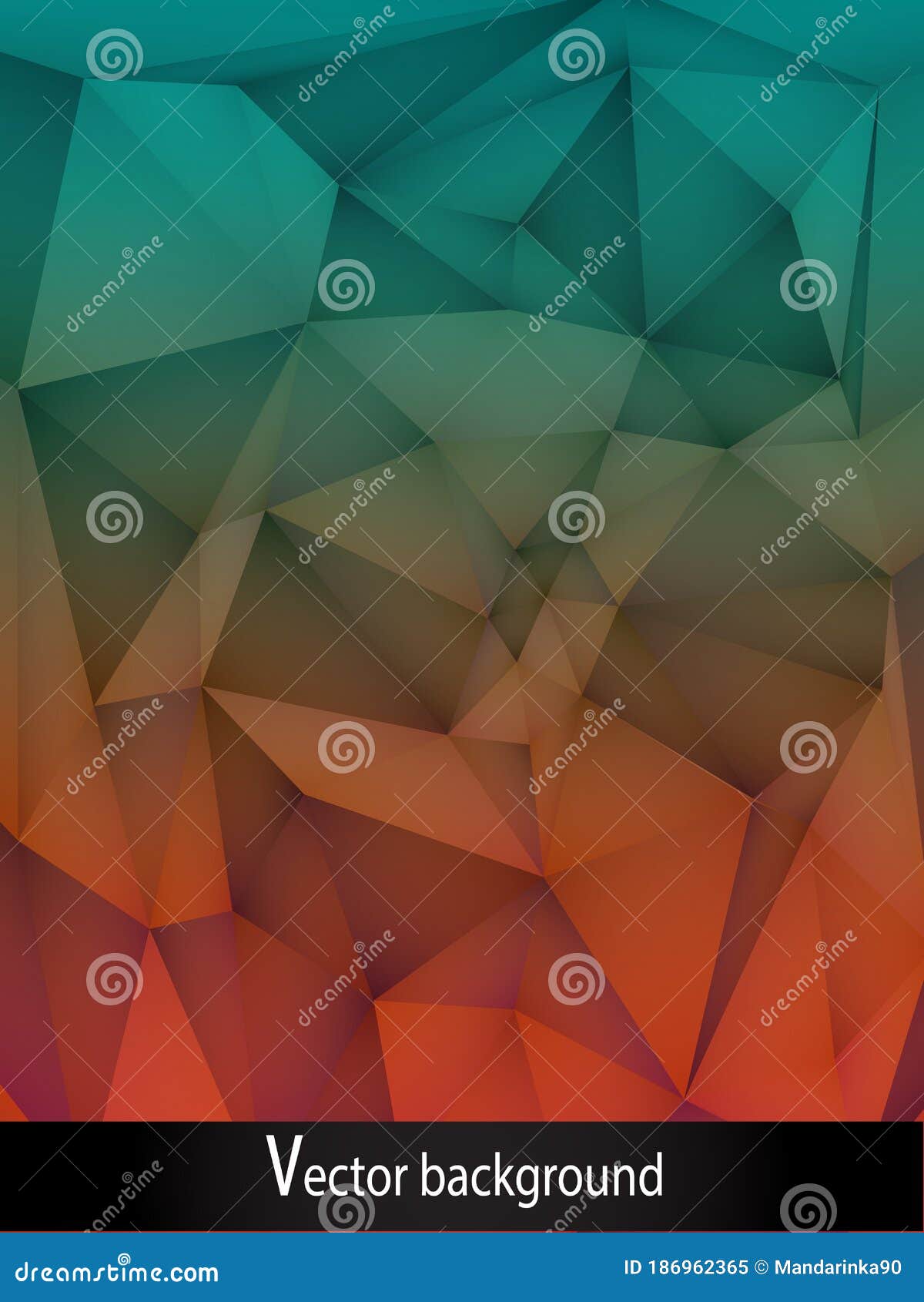 Abstract White Background with Triangular Polygons Stock Vector ...