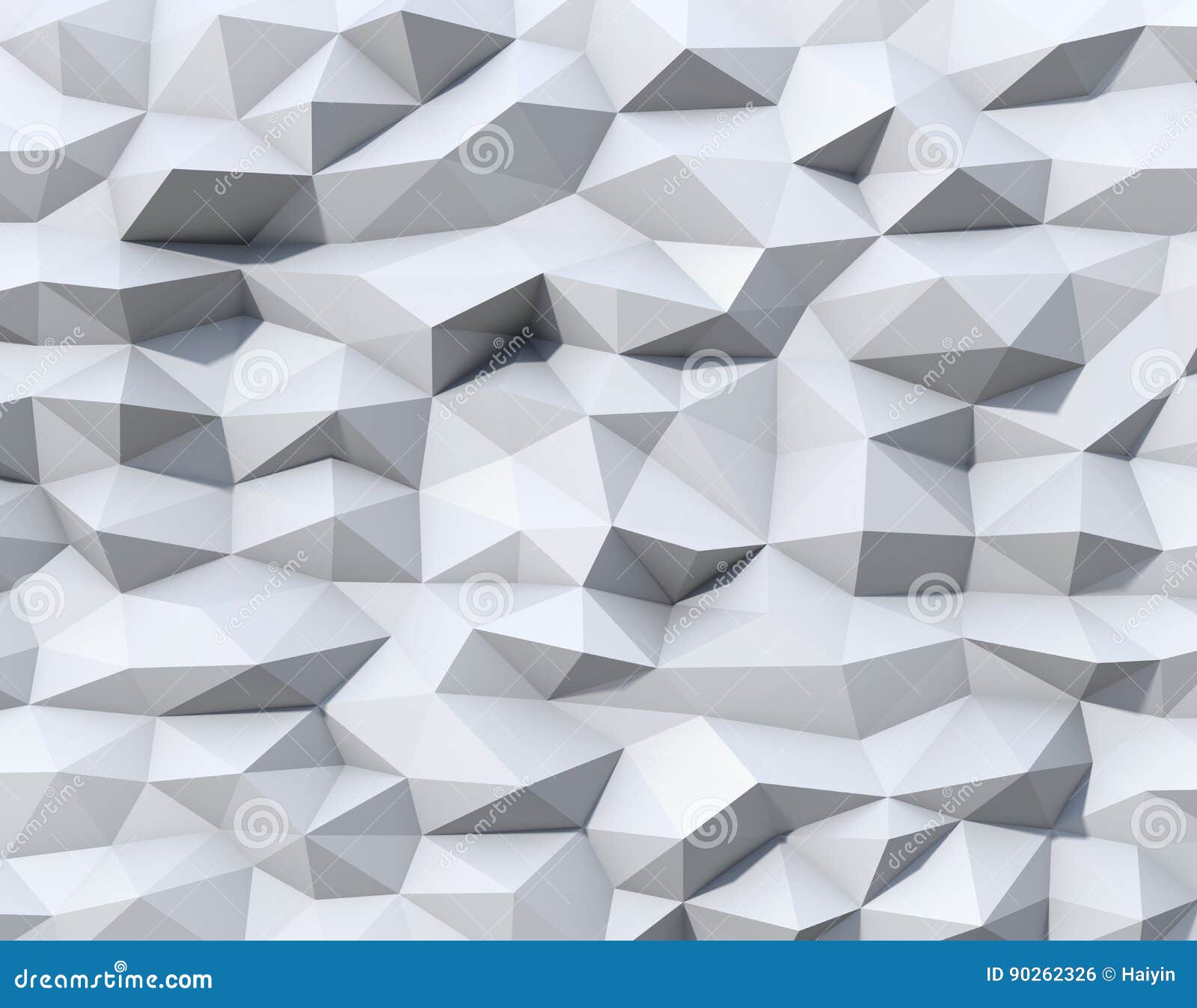Abstract White Background with Triangulate Polygon Pattern Stock ...