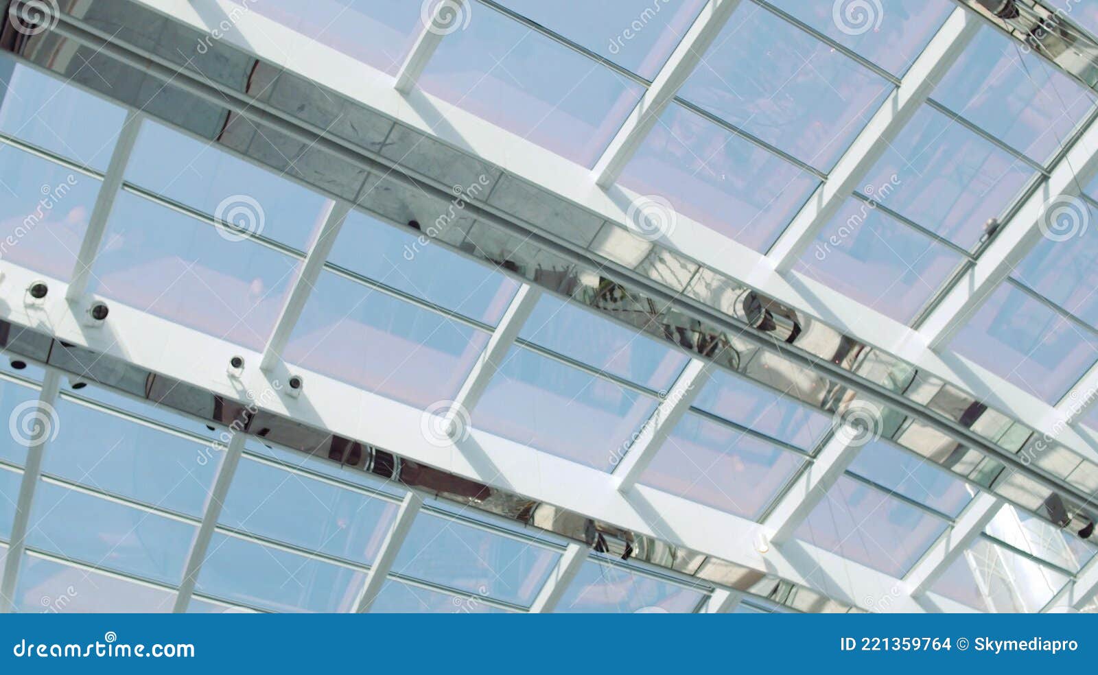 Abstract White Background. View of Windows and Modern Conceptual High ...