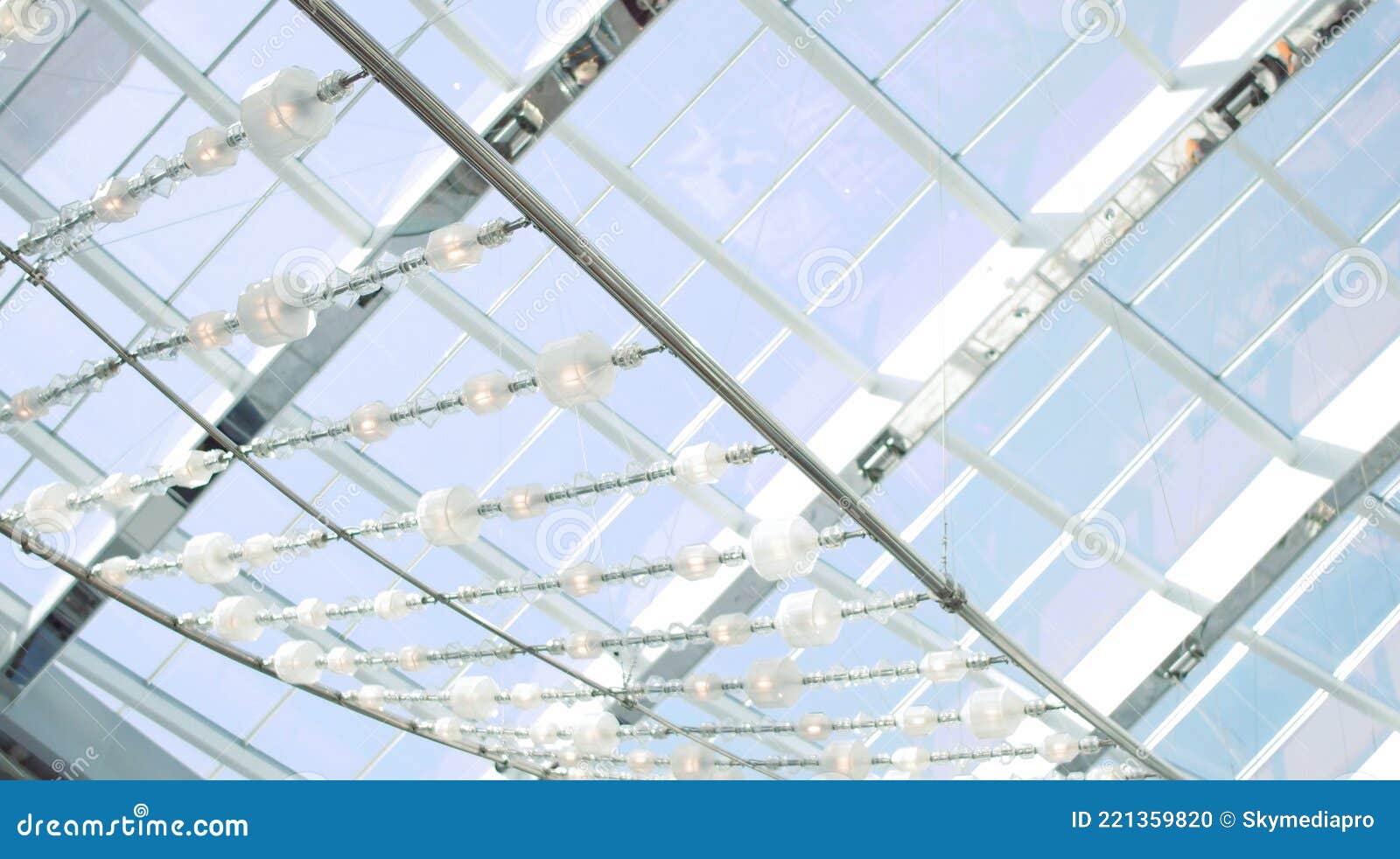 Abstract White Background. View of Windows and Modern Conceptual High ...