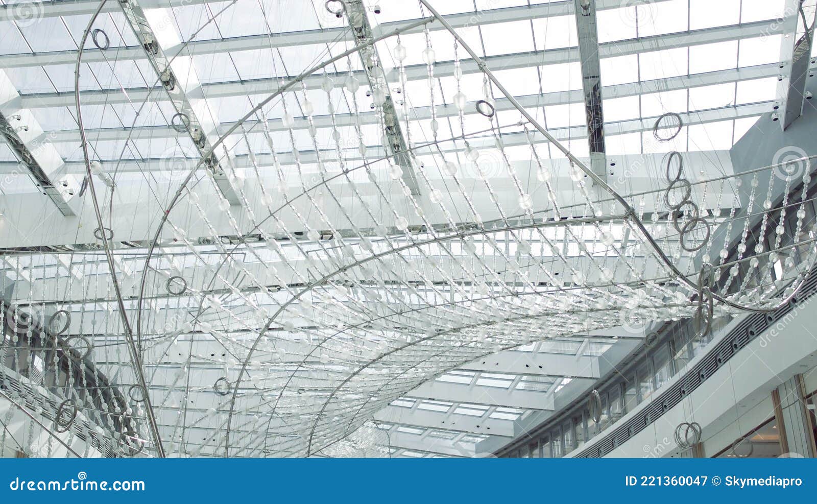 Abstract White Background. View of Windows and Modern Conceptual High ...