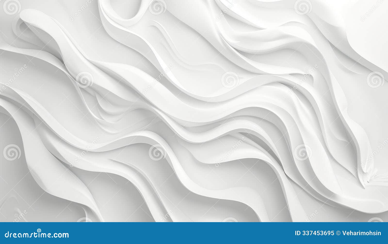 Abstract White Background with Waves Stock Illustration - Illustration ...