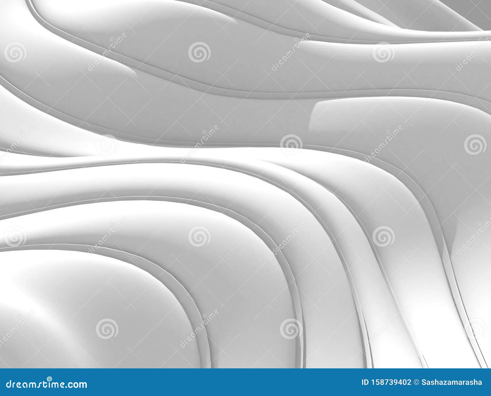 Abstract White Background with Waves Stock Illustration - Illustration ...