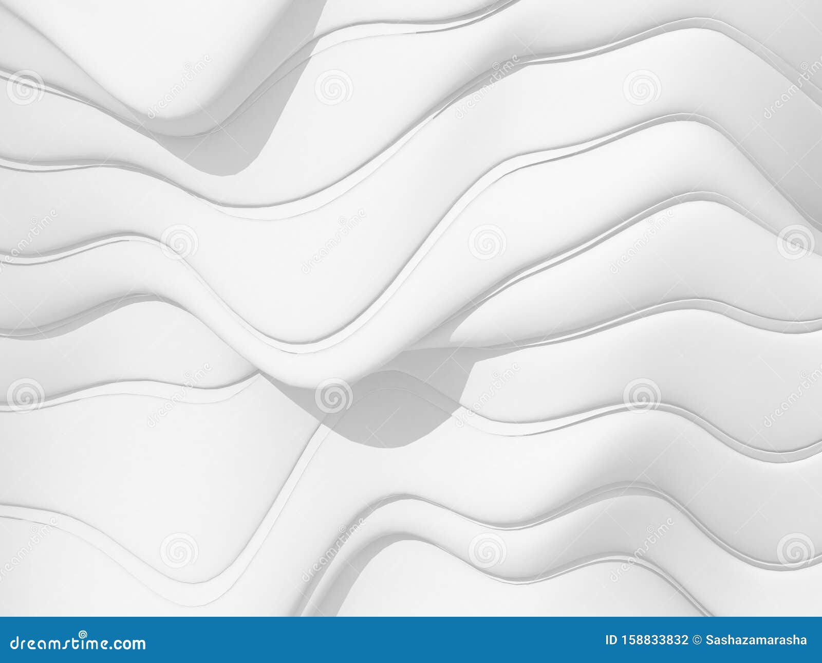 Abstract White Background with Waves Stock Illustration - Illustration ...