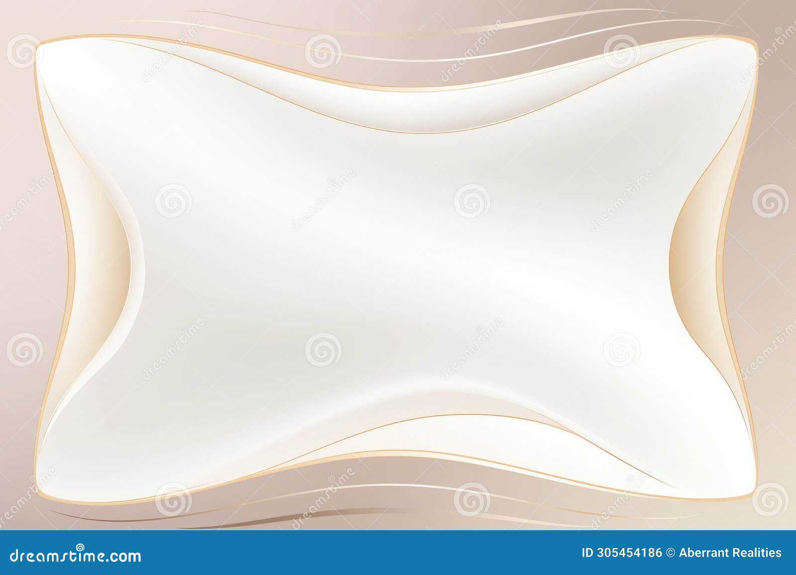 An Abstract White Background with a Wavy Shape Stock Illustration ...