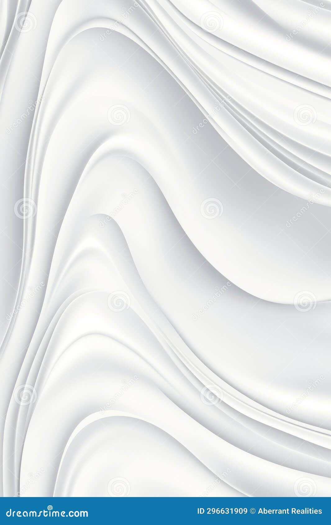 An Abstract White Background with Wavy Waves Stock Illustration ...