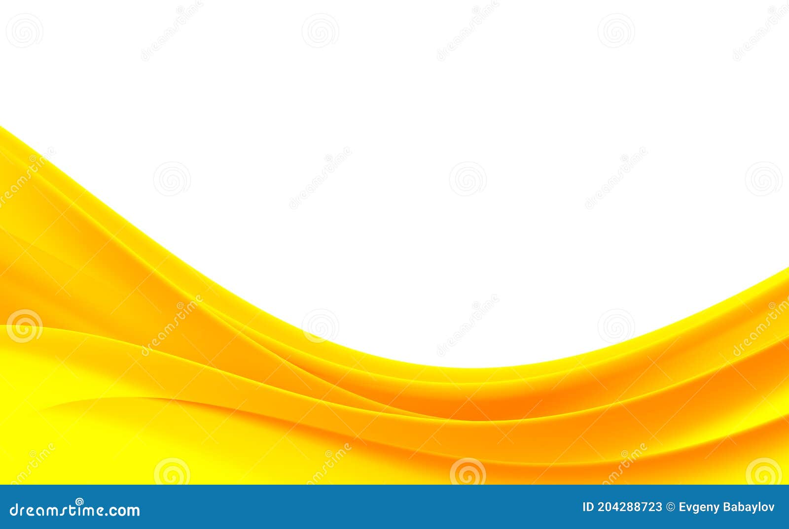 Abstract White Background with Yellow Wavy Lines - Vector Stock Vector ...