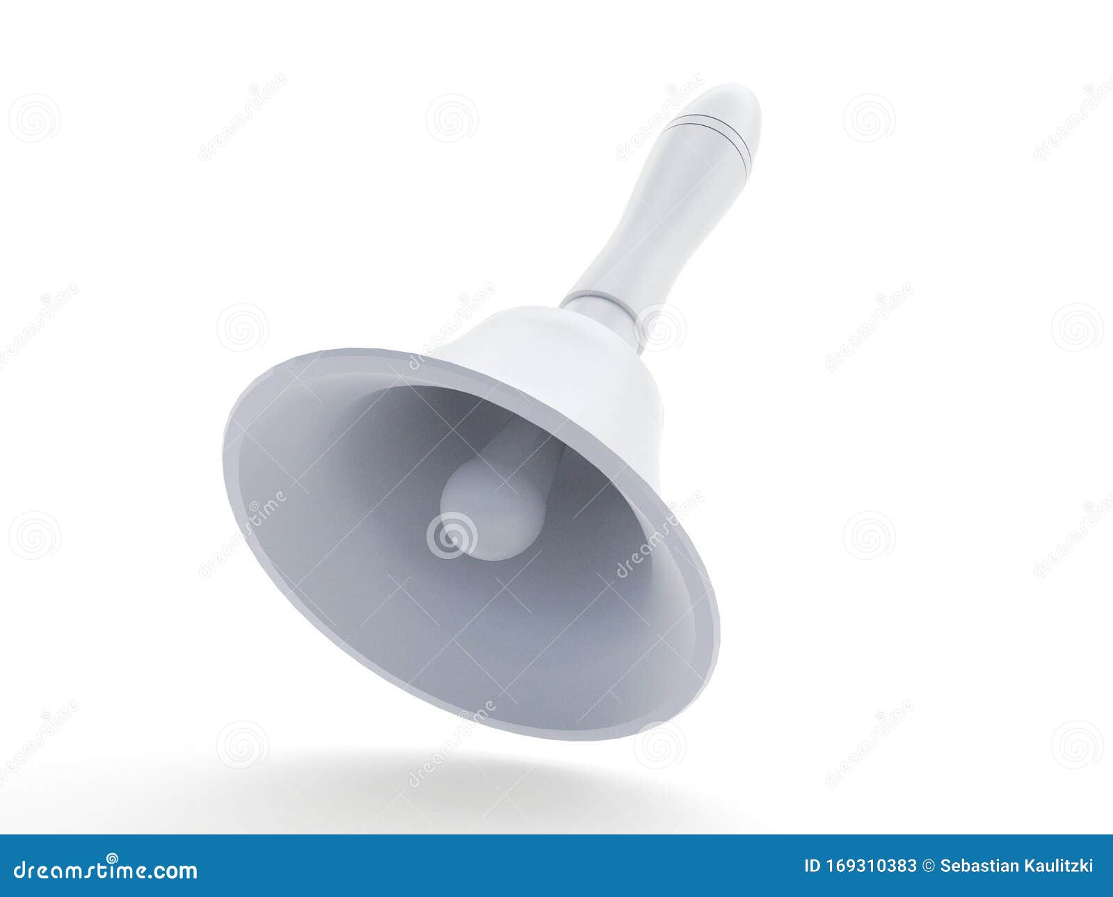 An abstract white bell stock illustration. Illustration of bell - 169310383