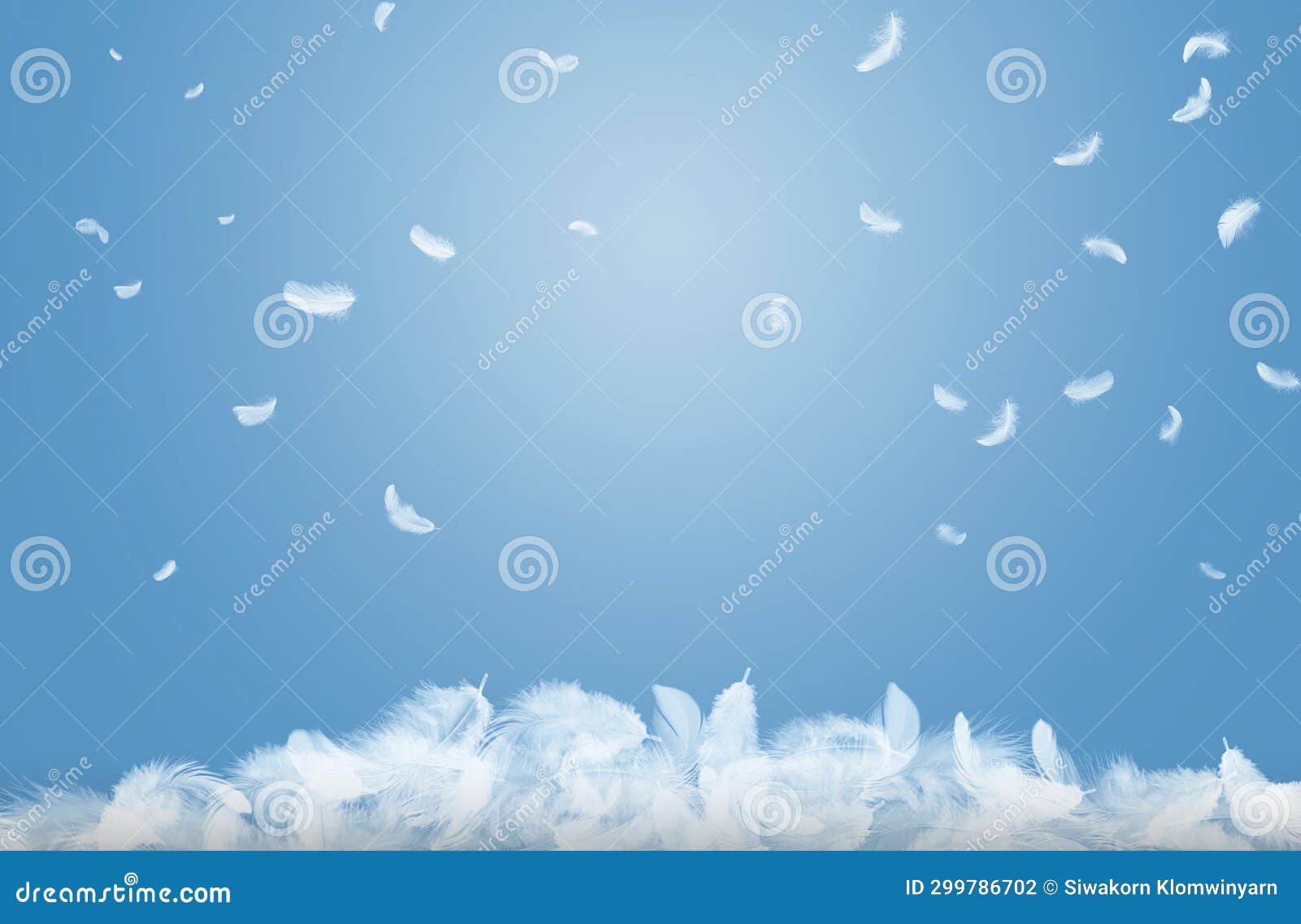 Abstract White Bird Feathers Falling on Floor. Softness of Floating ...