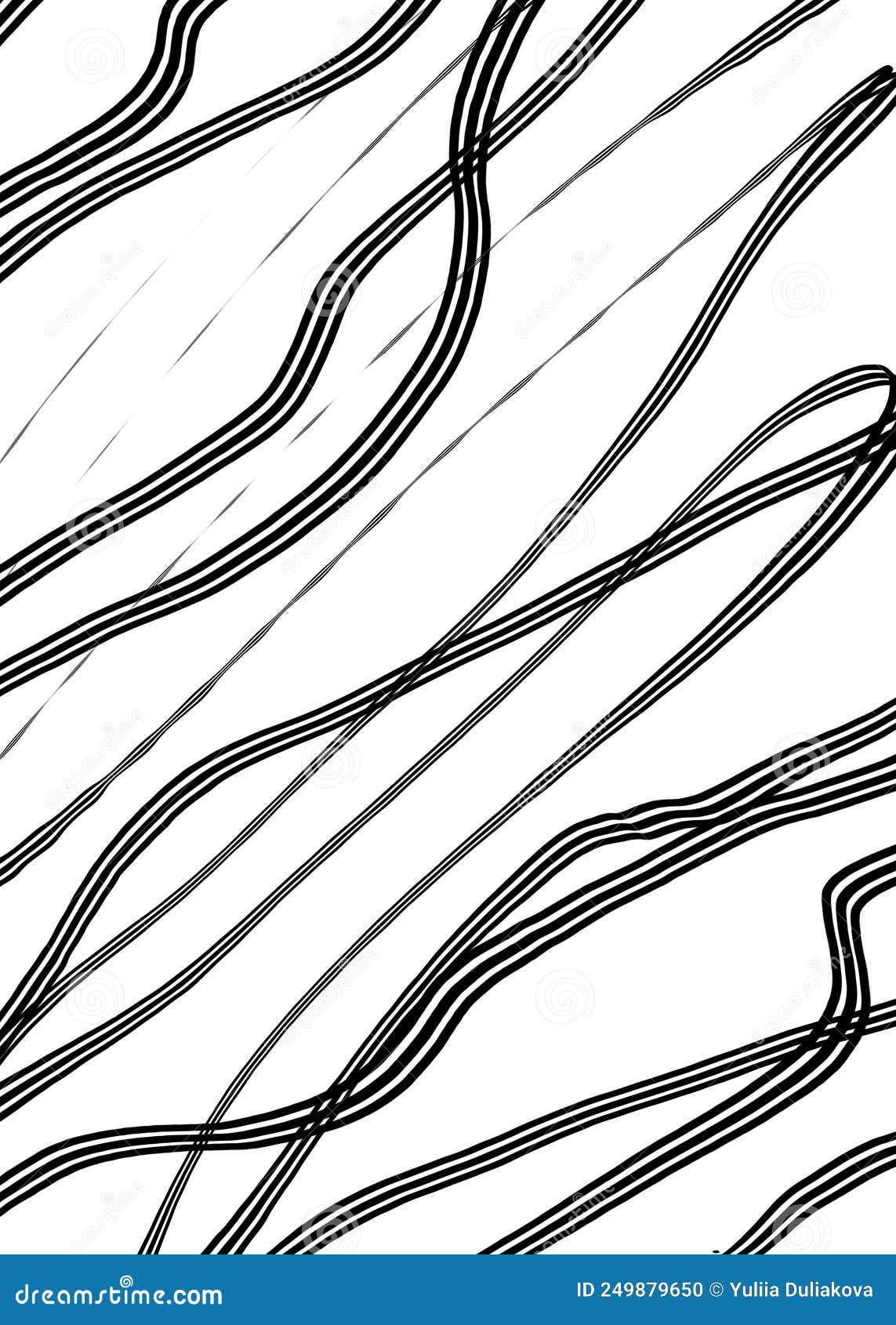 Abstract White Black Background, Texture with Stripes. Digital ...